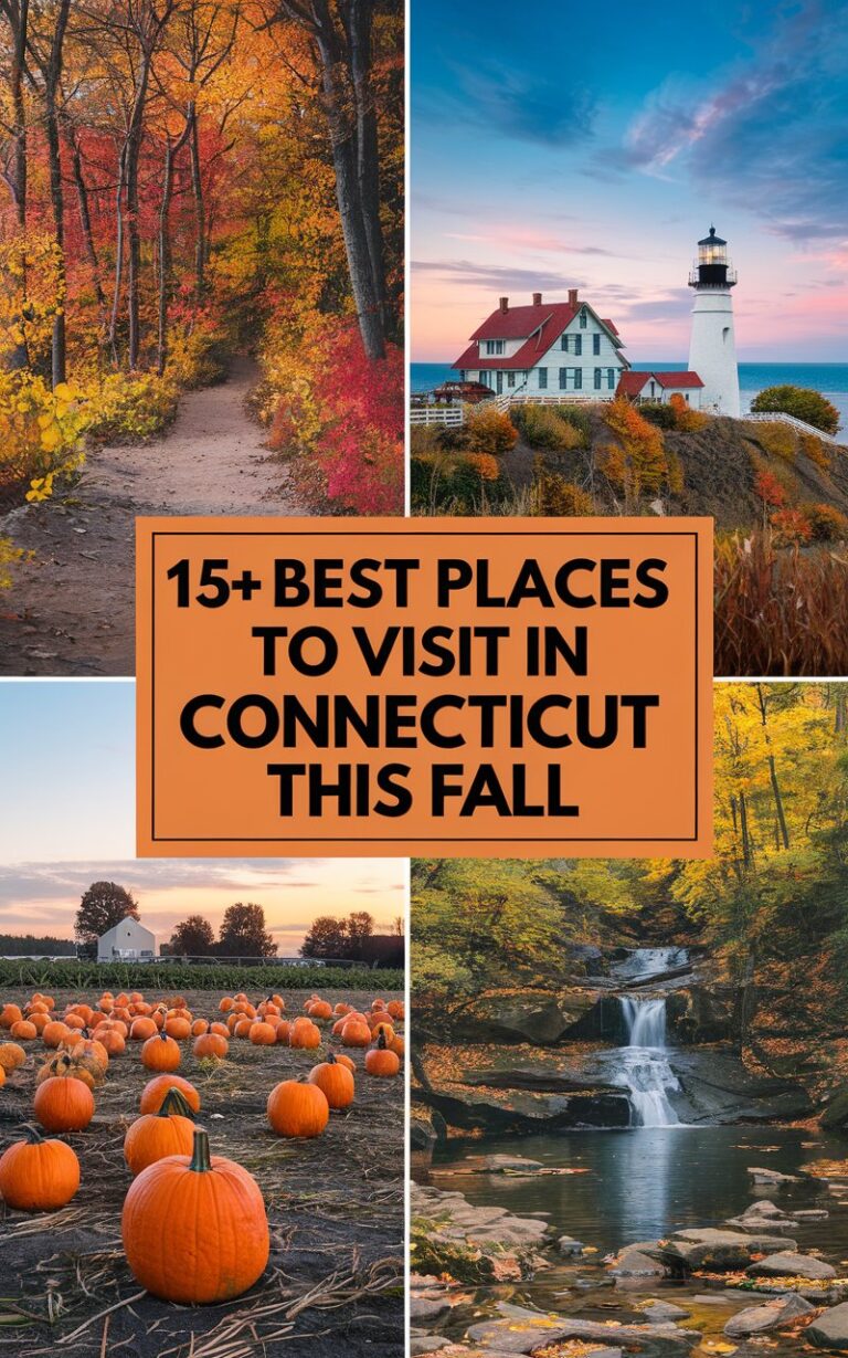 15+ Best Places To Visit In Connecticut This Fall