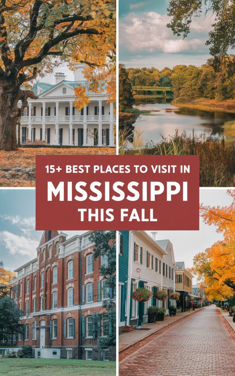 15+ Best Places To Visit In Mississippi This Fall